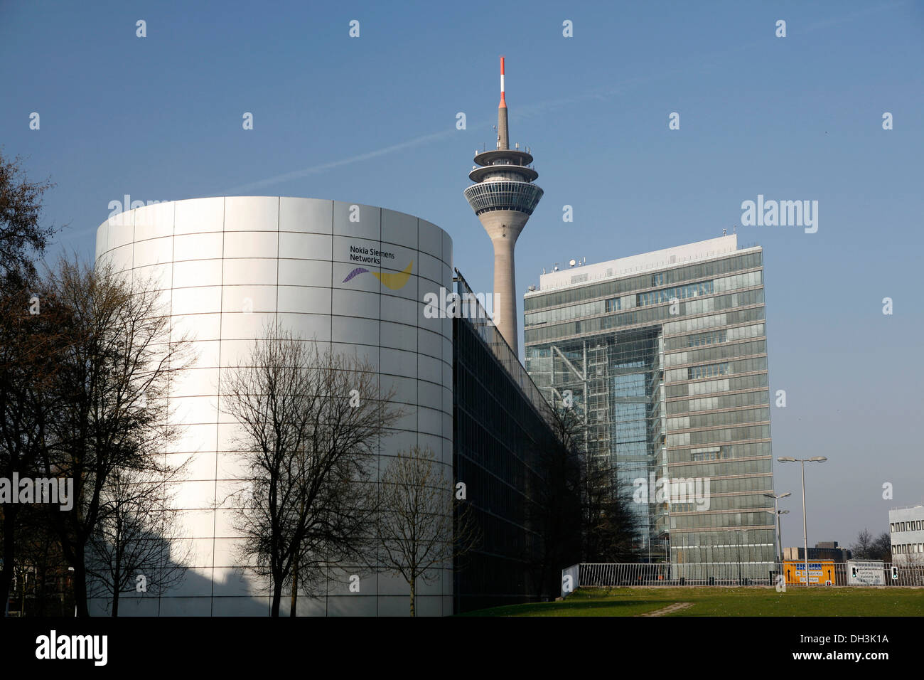 Stadttor, City Gate skyscraper, Duesseldorf, North Rhine-Westphalia ...