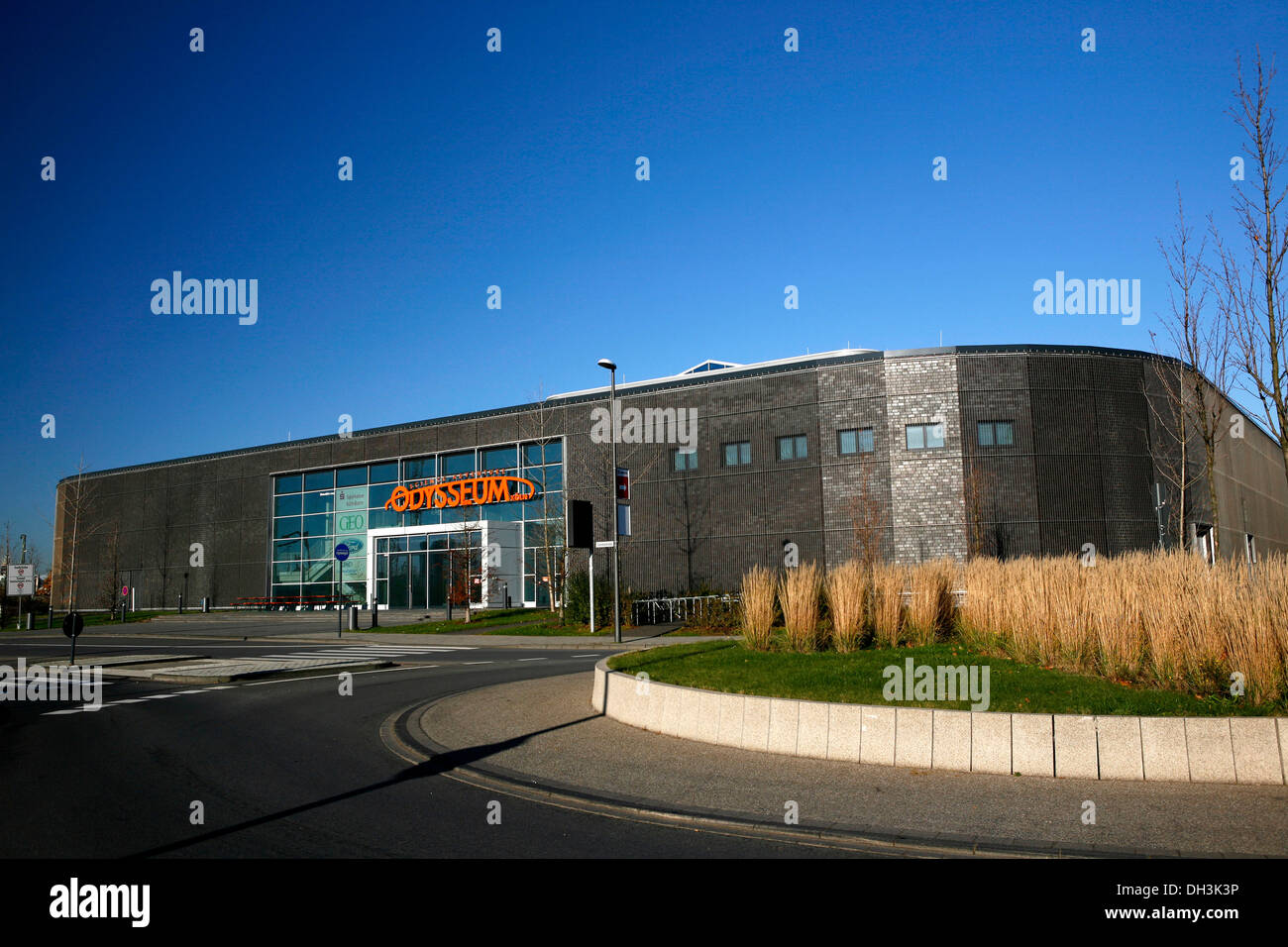Building, Odysseum, Science Museum, Cologne-Kalk, North Rhine ...