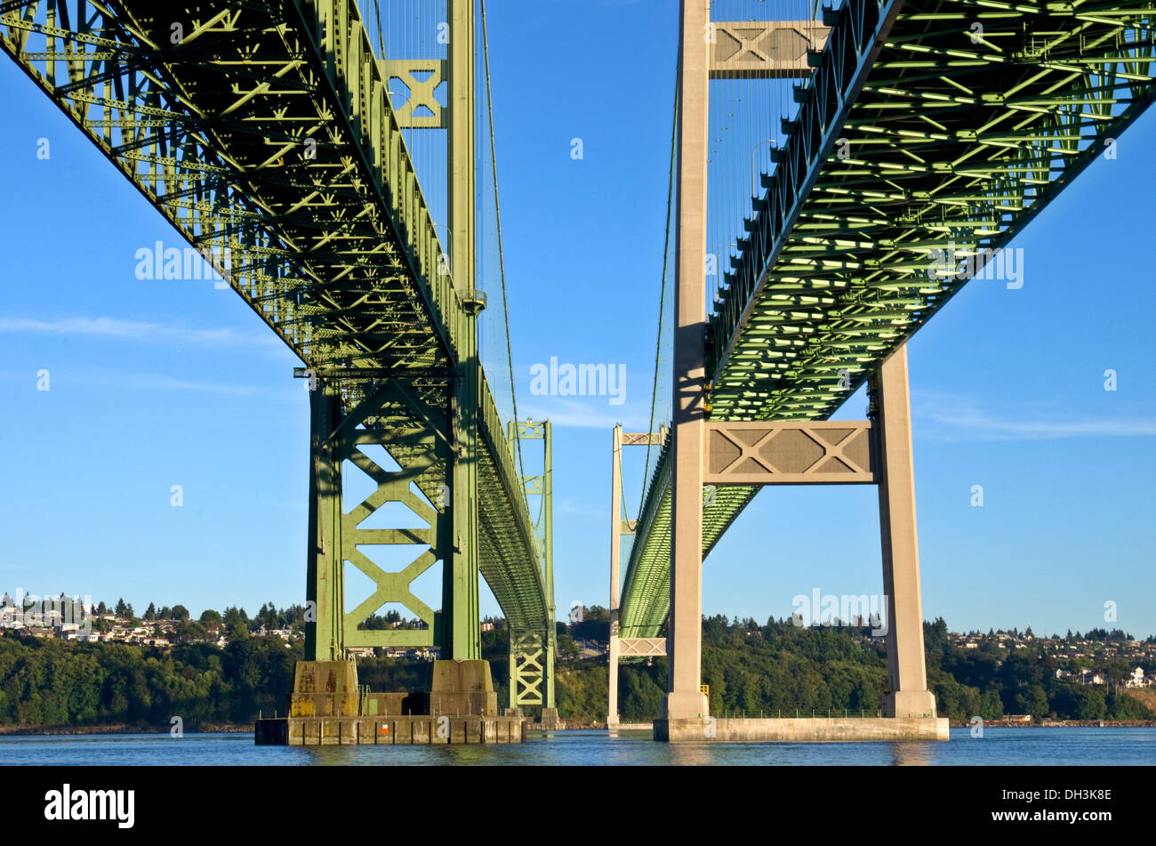Narrows Bridge in Tacoma WA State Puget Sound Stock Photo - Alamy