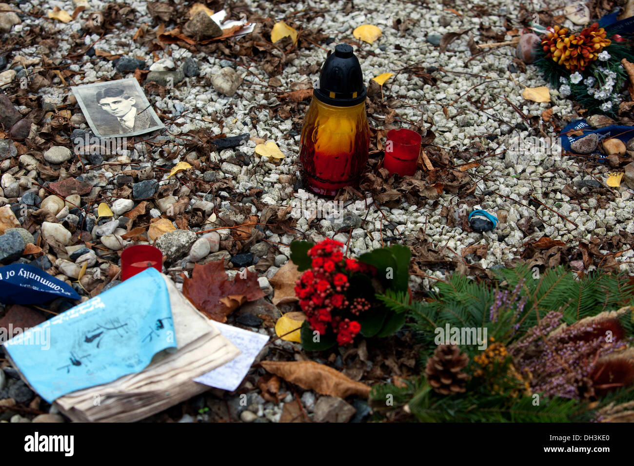 Book The Castle placed on the grave of Franz Kafka Cemetery, Olsany ...