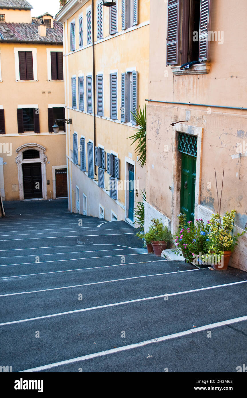 Via della Dataria, behind the Palazzo del Quirinale, Rome, Italy Stock ...