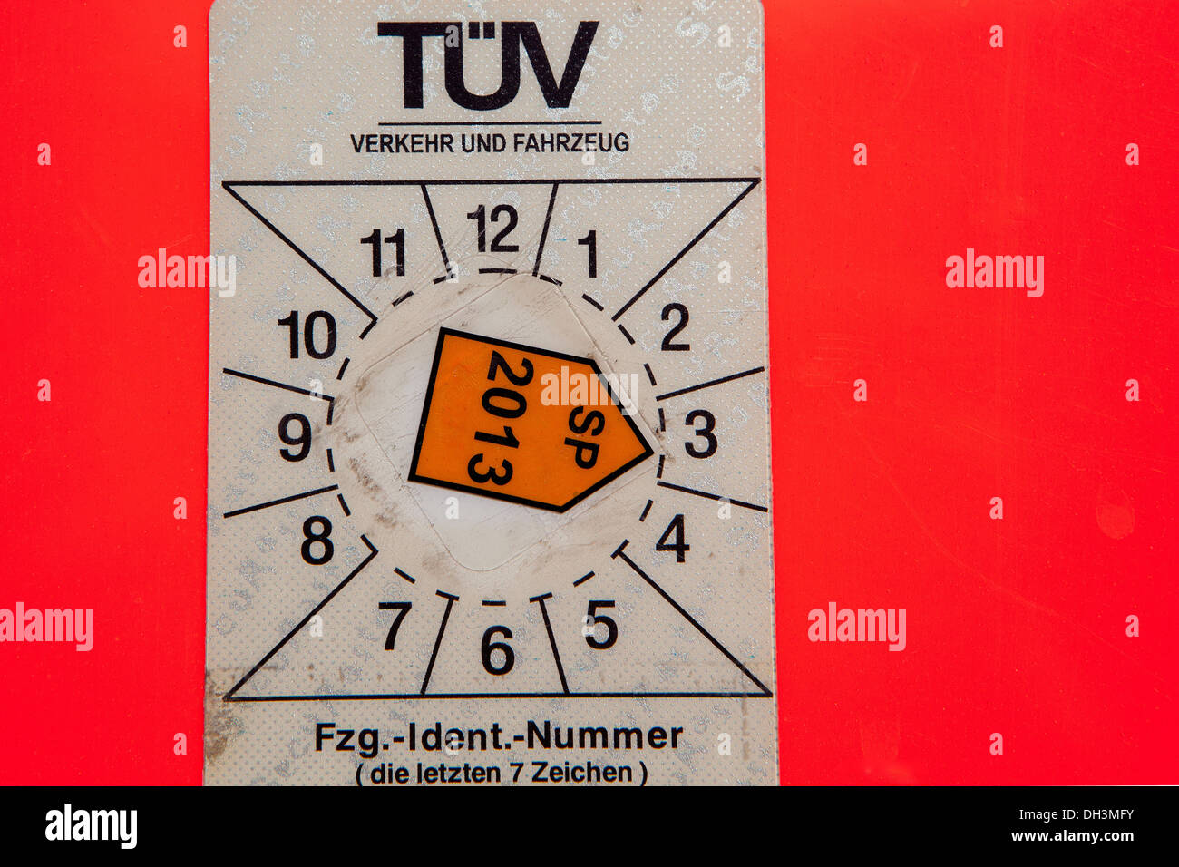 Inspection sticker hi-res stock photography and images - Alamy