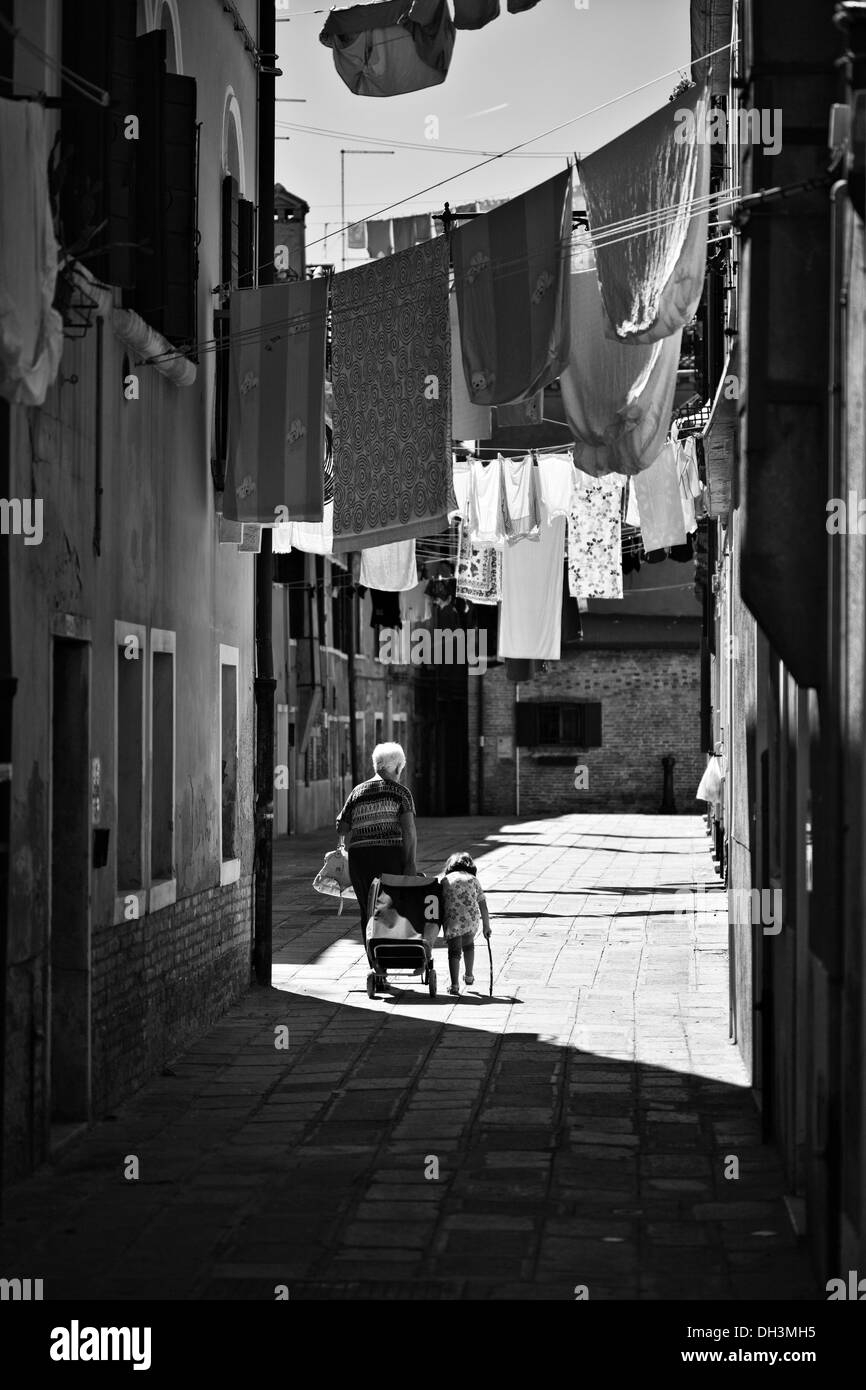 Hanging house in city Black and White Stock Photos & Images - Alamy