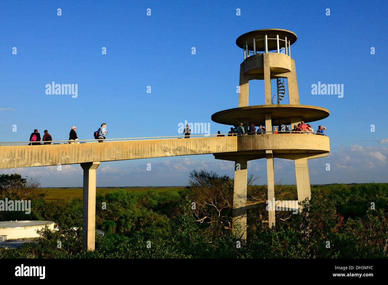 Shark Valley Visitors Observation Tower Everglades National Park ...