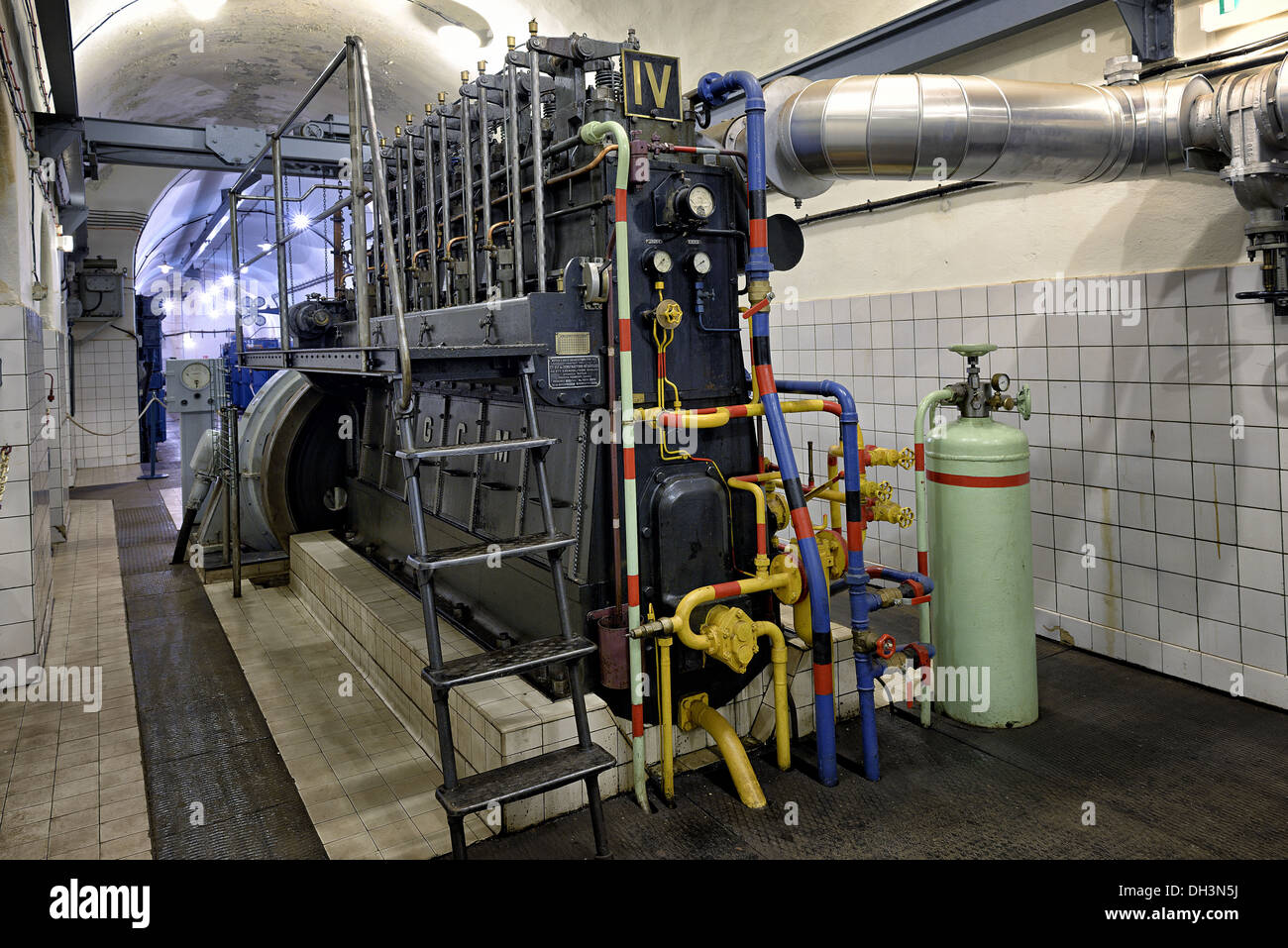 Electric plant, Hackenberg fortress, Maginot line Stock Photo - Alamy