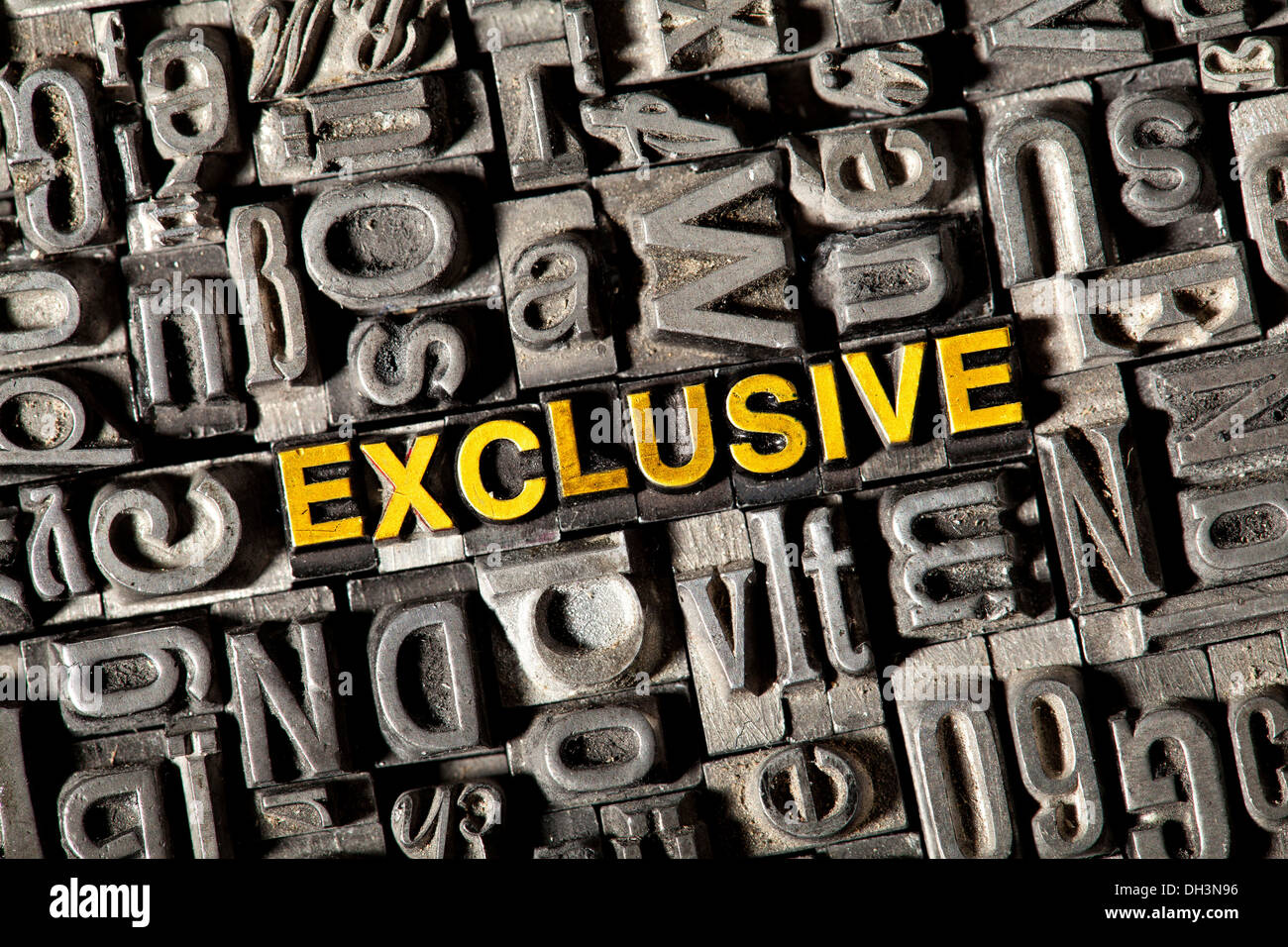 Exclusive word hi-res stock photography and images - Alamy