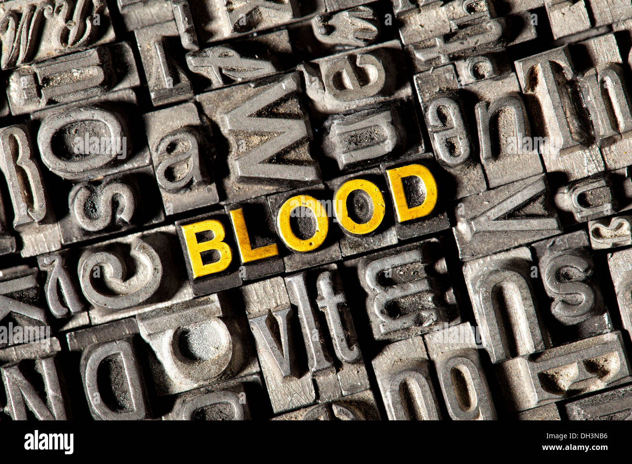 Blood letters hi-res stock photography and images - Alamy