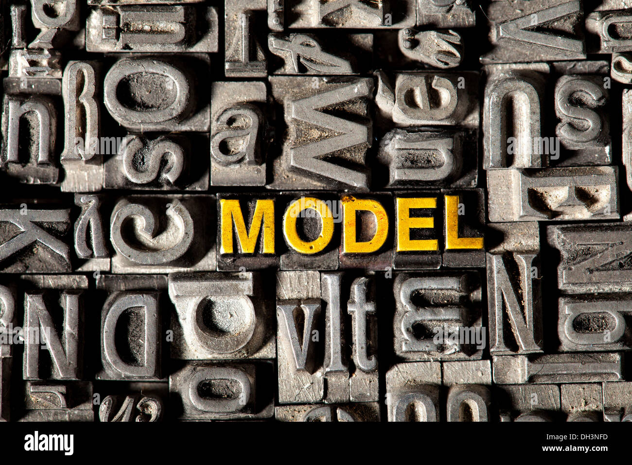 Letters model hi-res stock photography and images - Alamy