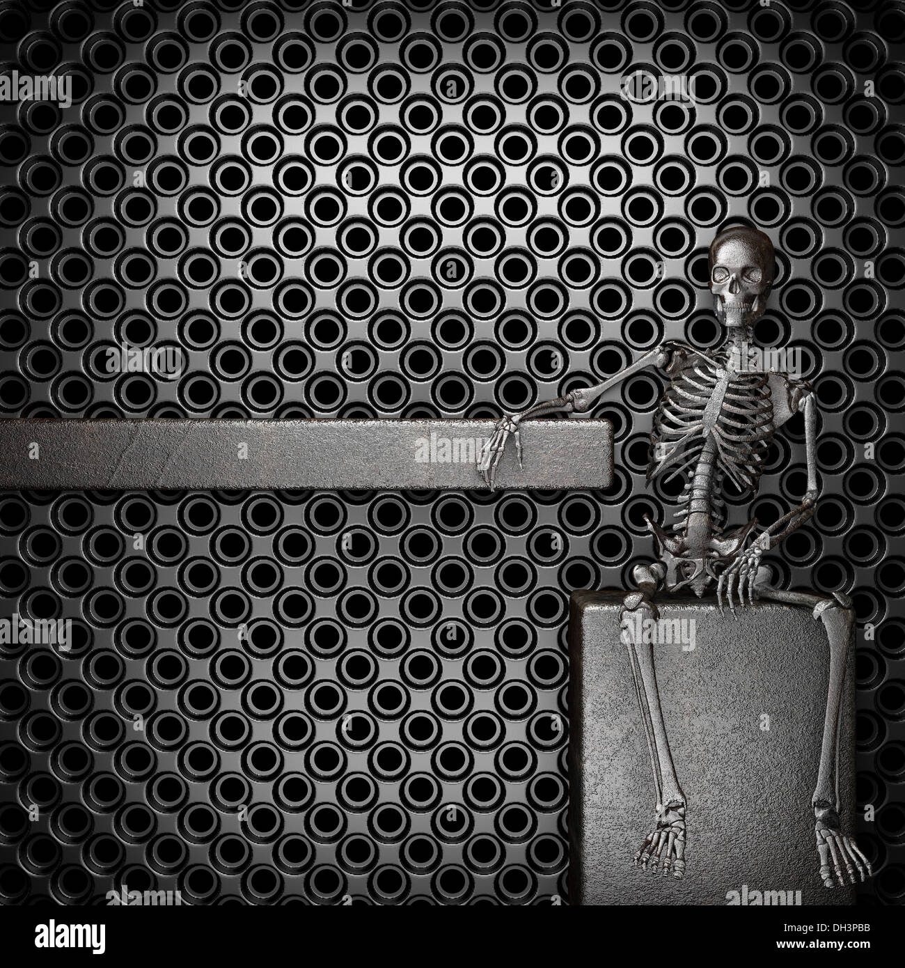 Metal skeleton hi-res stock photography and images - Alamy