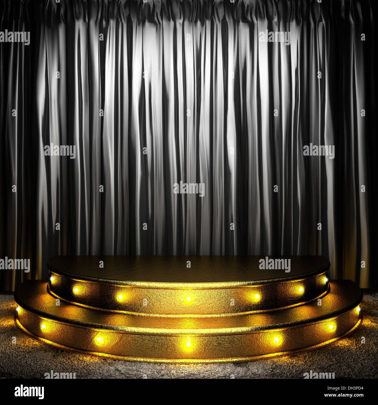 Black stage curtain hi-res stock photography and images - Alamy