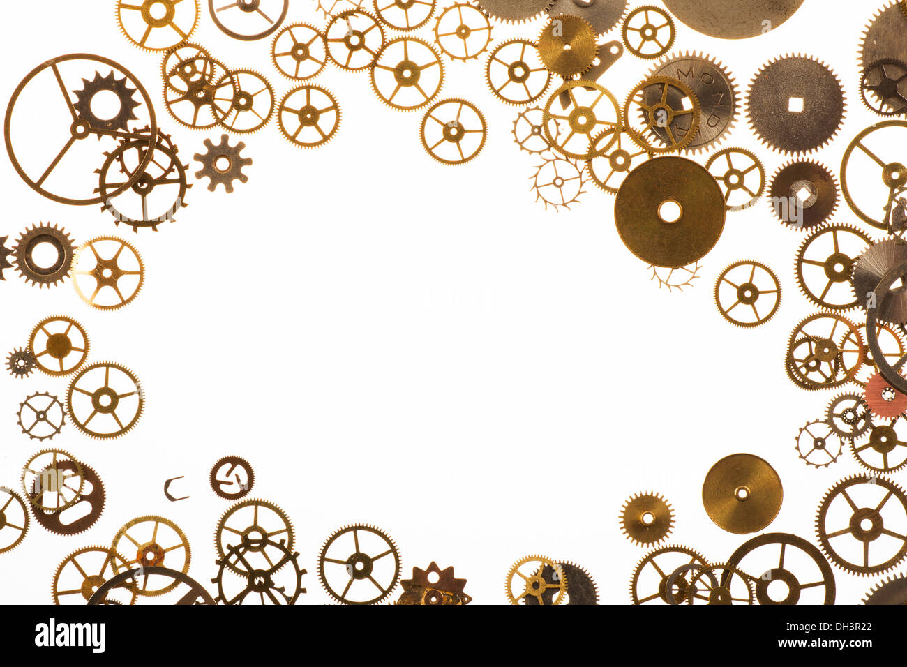 Cog cogs brass hi-res stock photography and images - Alamy