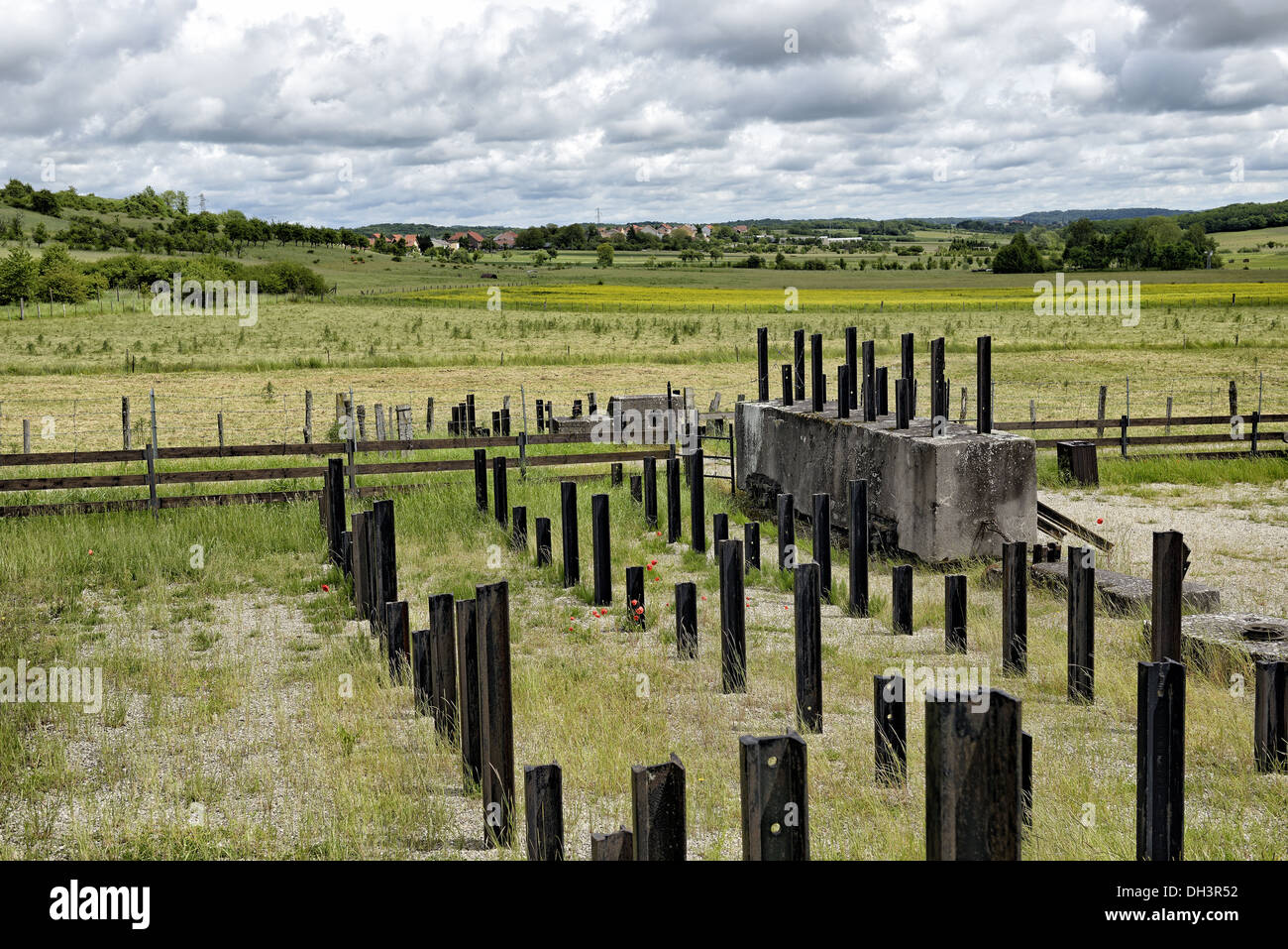 Defence line, Saillant de Barst, Maginot line Stock Photo - Alamy