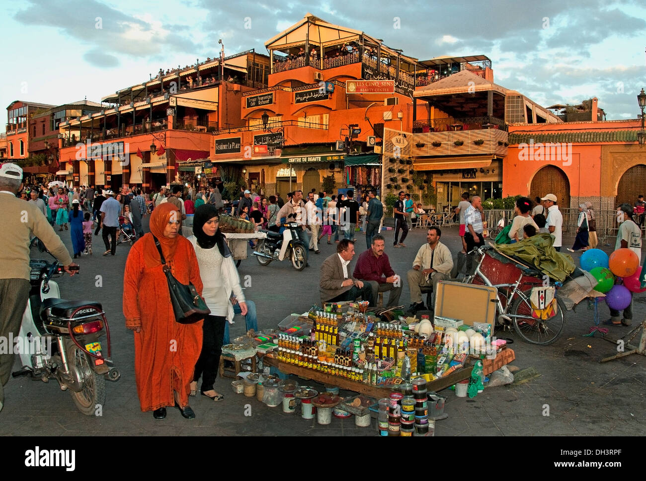 Food Night Market Jamaa el Fna is a square and market place in ...