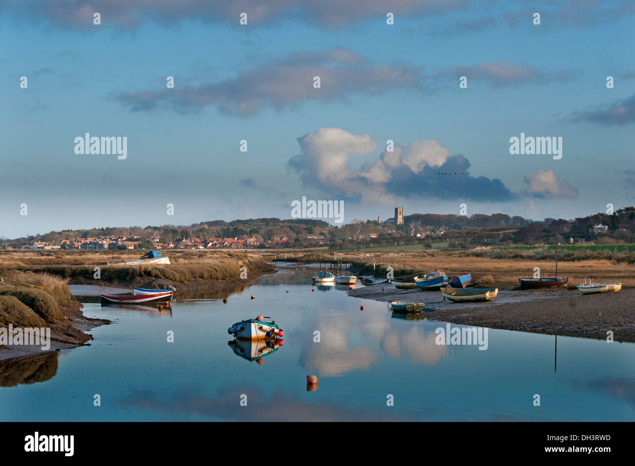 View of Morston Quay Stock Photo - Alamy