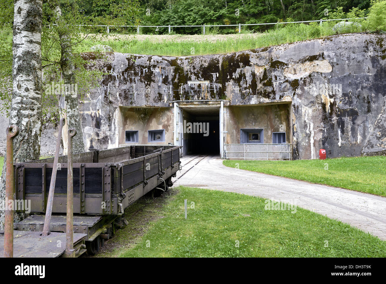 Ammunition and material entrance, Simserhof fortress, Maginot line ...
