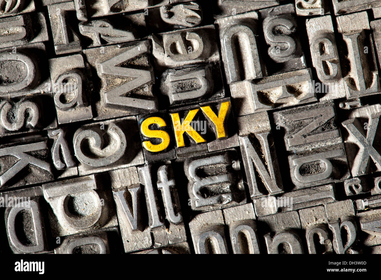 Word sky hi-res stock photography and images - Alamy
