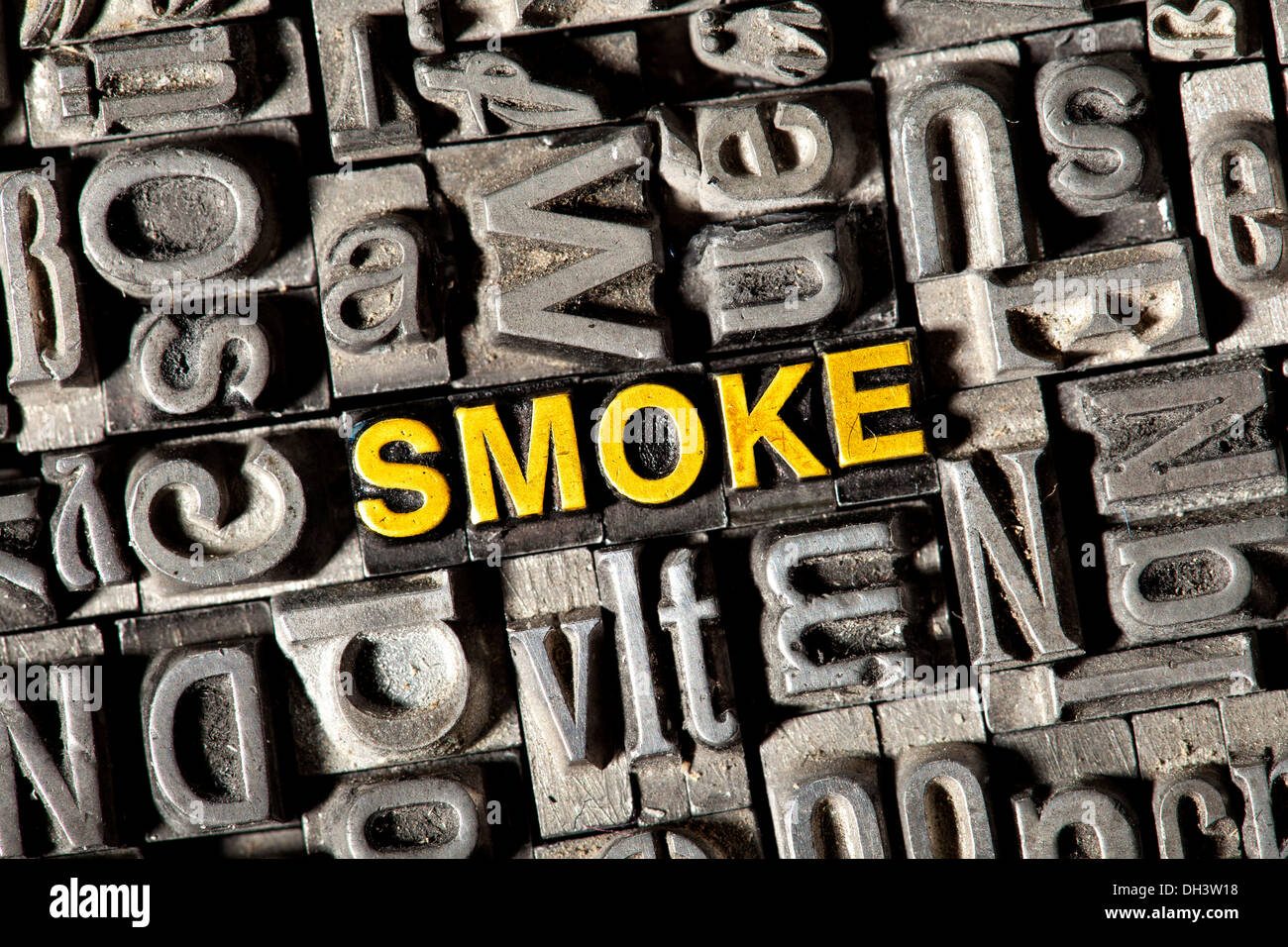 Smoke word hi-res stock photography and images - Alamy