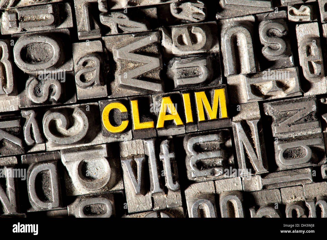 Claim word hi-res stock photography and images - Alamy