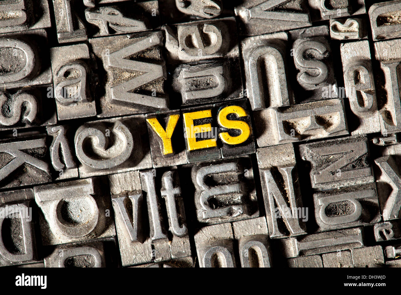 Word yes hi-res stock photography and images - Alamy