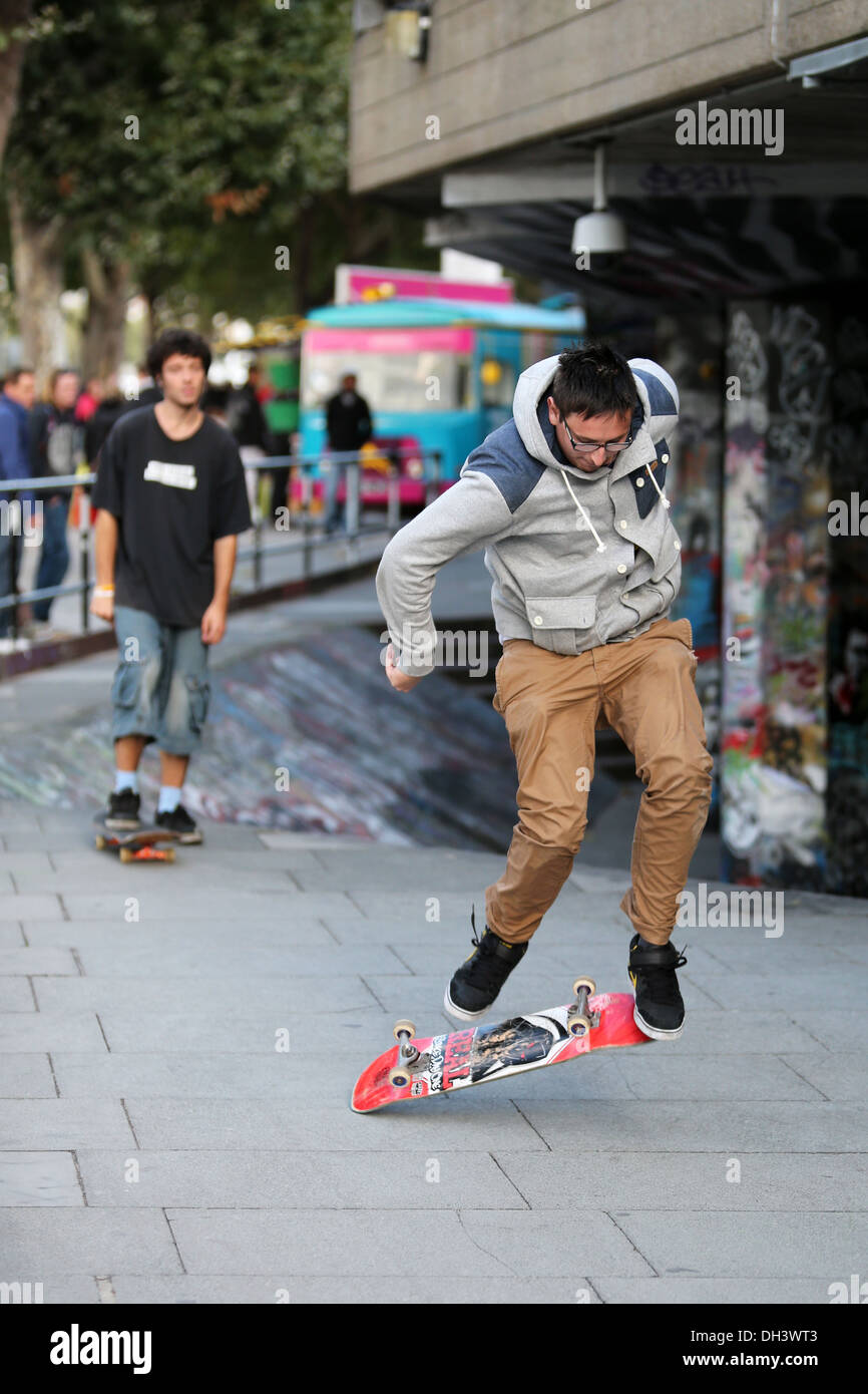 Skateboarders at the Southbank Skatepark, London, UK Stock Photo - Alamy