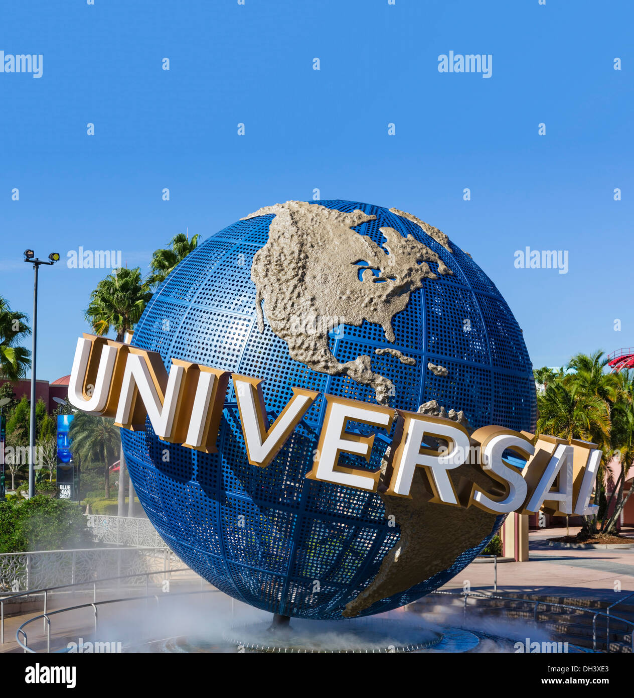 Globe At The Entrance To Universal Studios Attraction Universal Globe At The Entrance To Universal Studios Attraction Universal