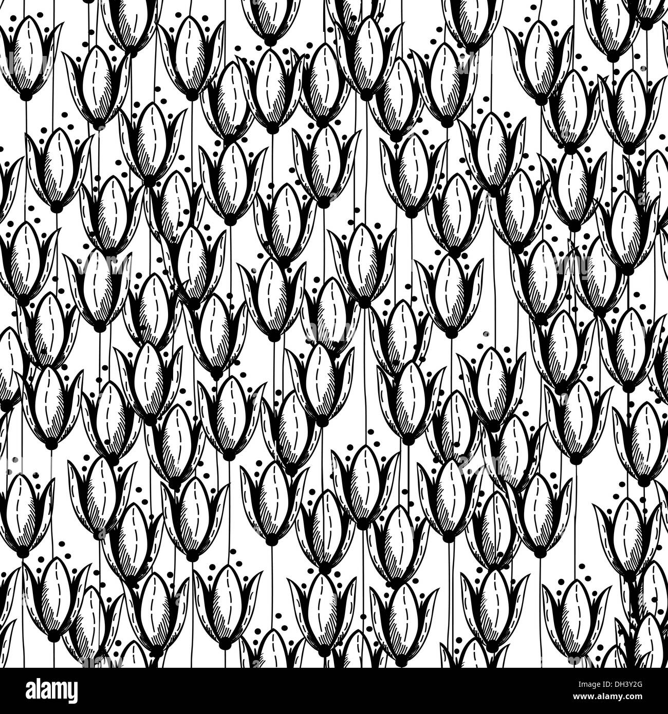 Tulip pattern design Stock Photo - Alamy