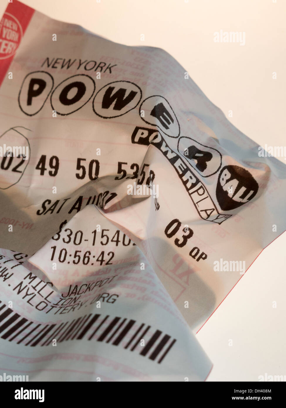 Crumpled up lottery ticket hi-res stock photography and images - Alamy