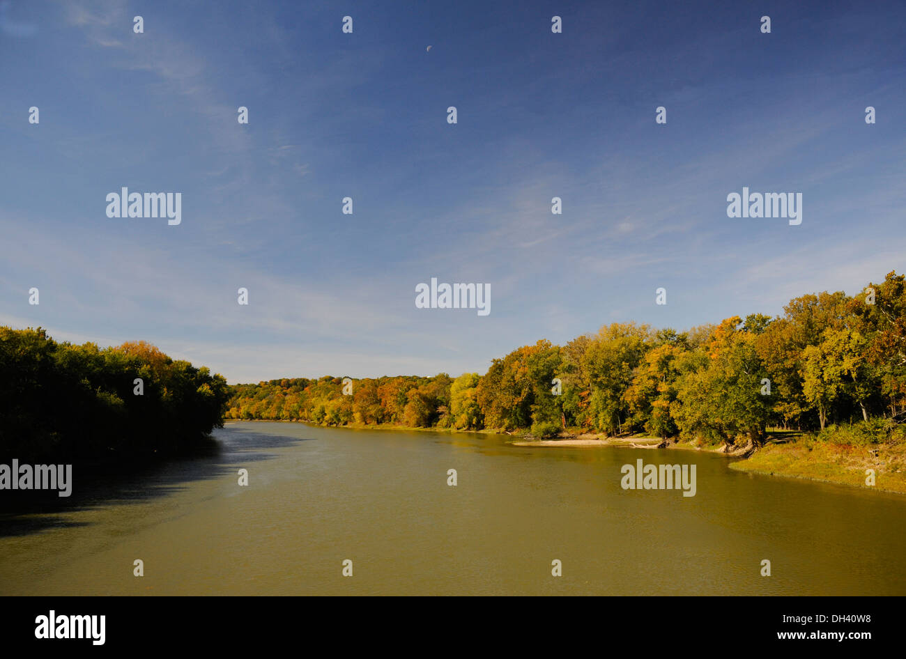 Wabash River in West Lafayette, Indiana Stock Photo - Alamy