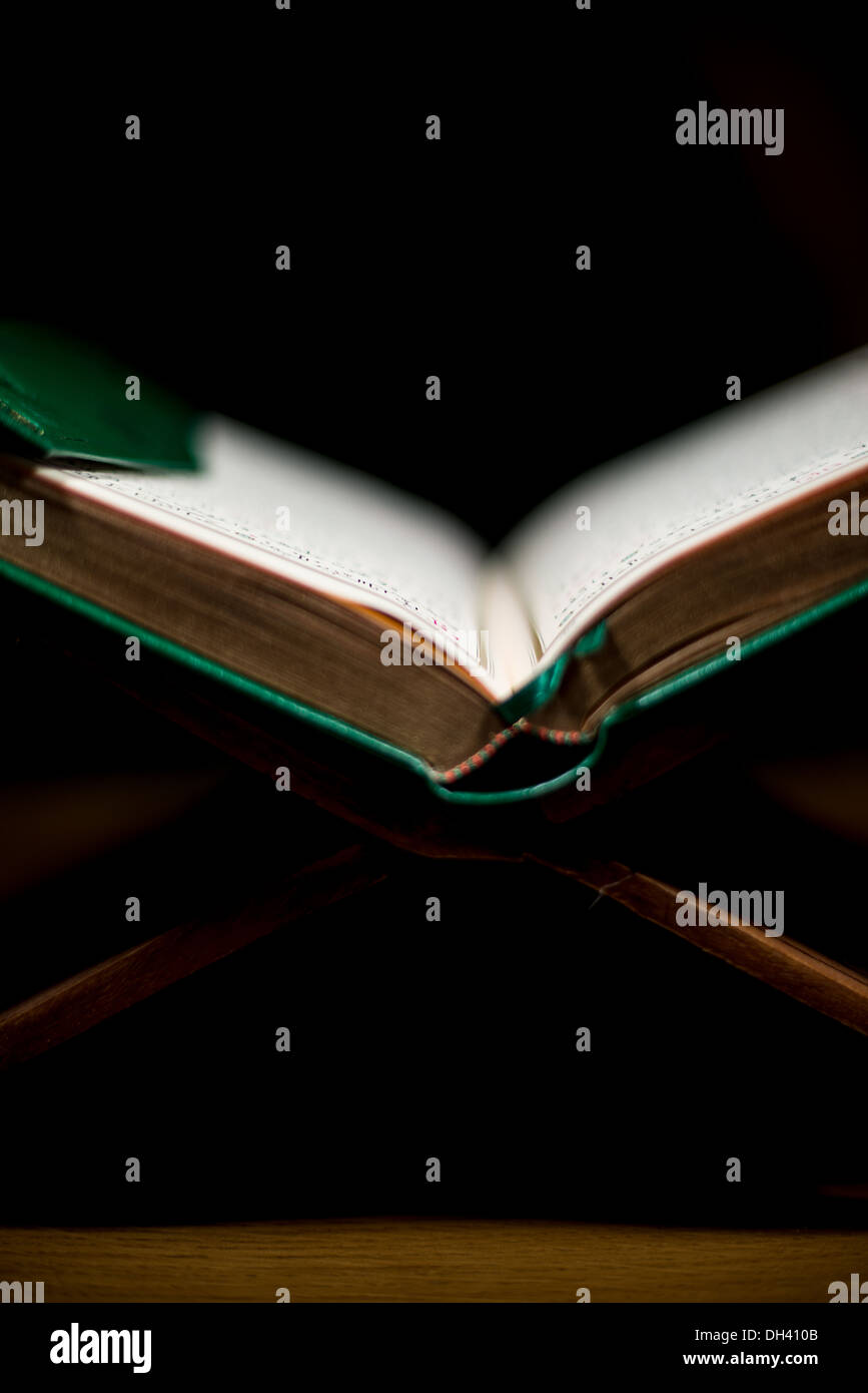 pages of holy koran the testament Stock Photo - Alamy
