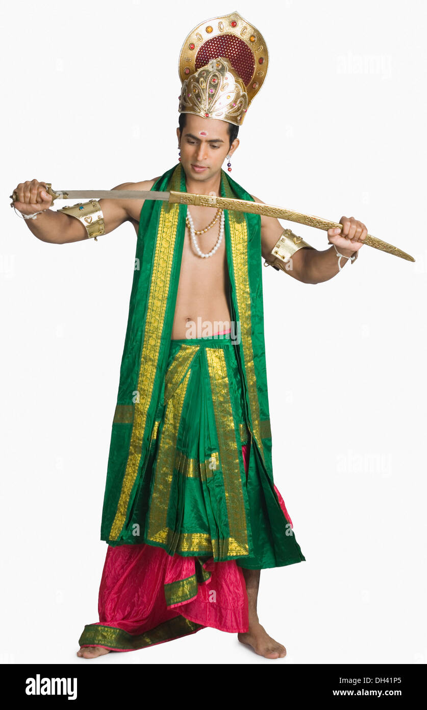 Hindu man standing character hi-res stock photography and images - Alamy