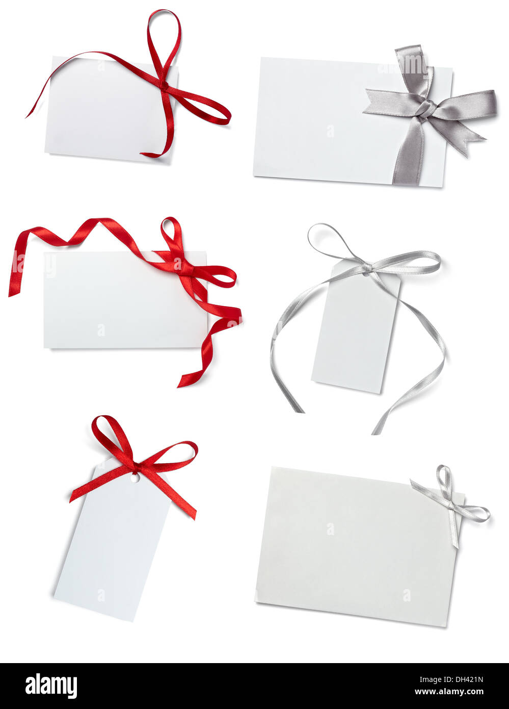 note with ribbon Stock Photo - Alamy