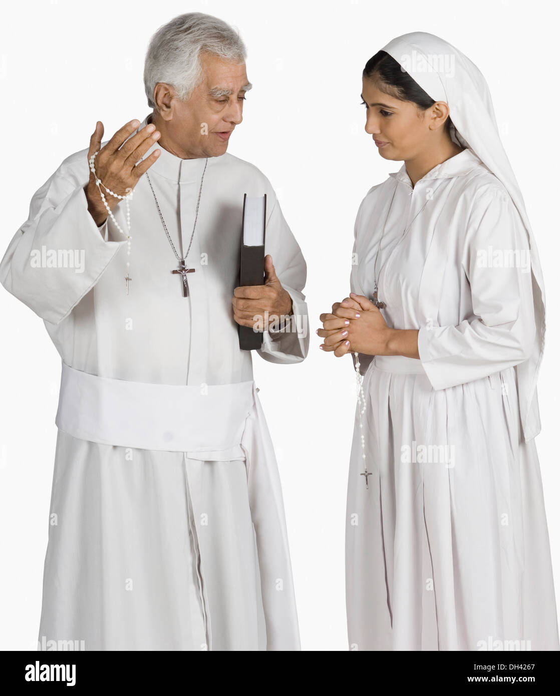 The priest and the nun hi-res stock photography and images - Alamy