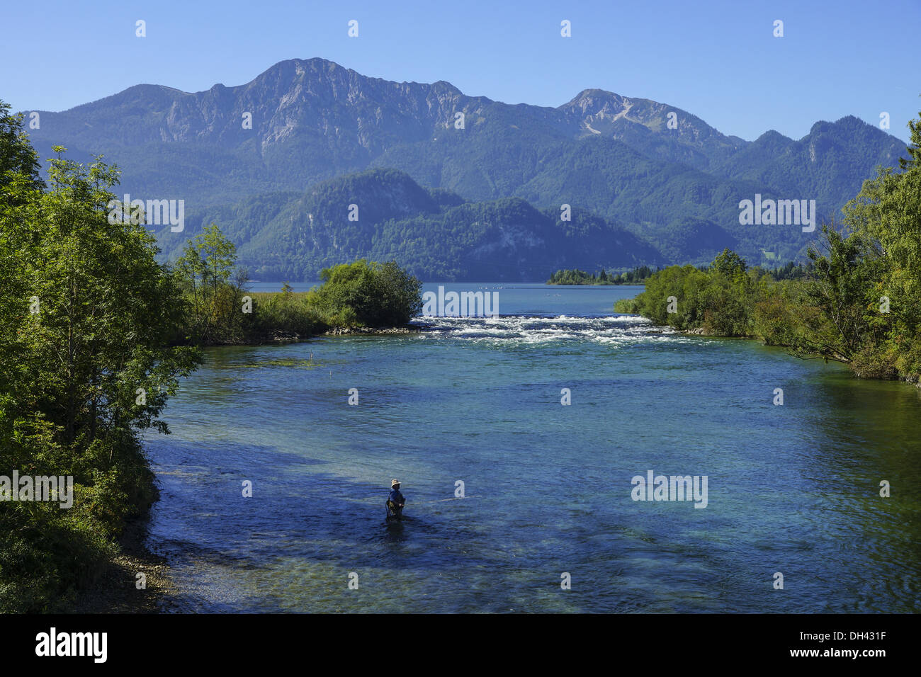Lake kochelsee river loisach hi-res stock photography and images - Alamy