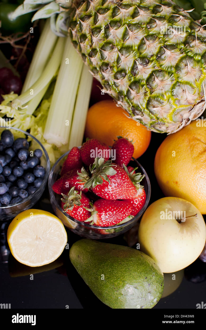 Healthy fresh vegetables fruits hi-res stock photography and images - Alamy