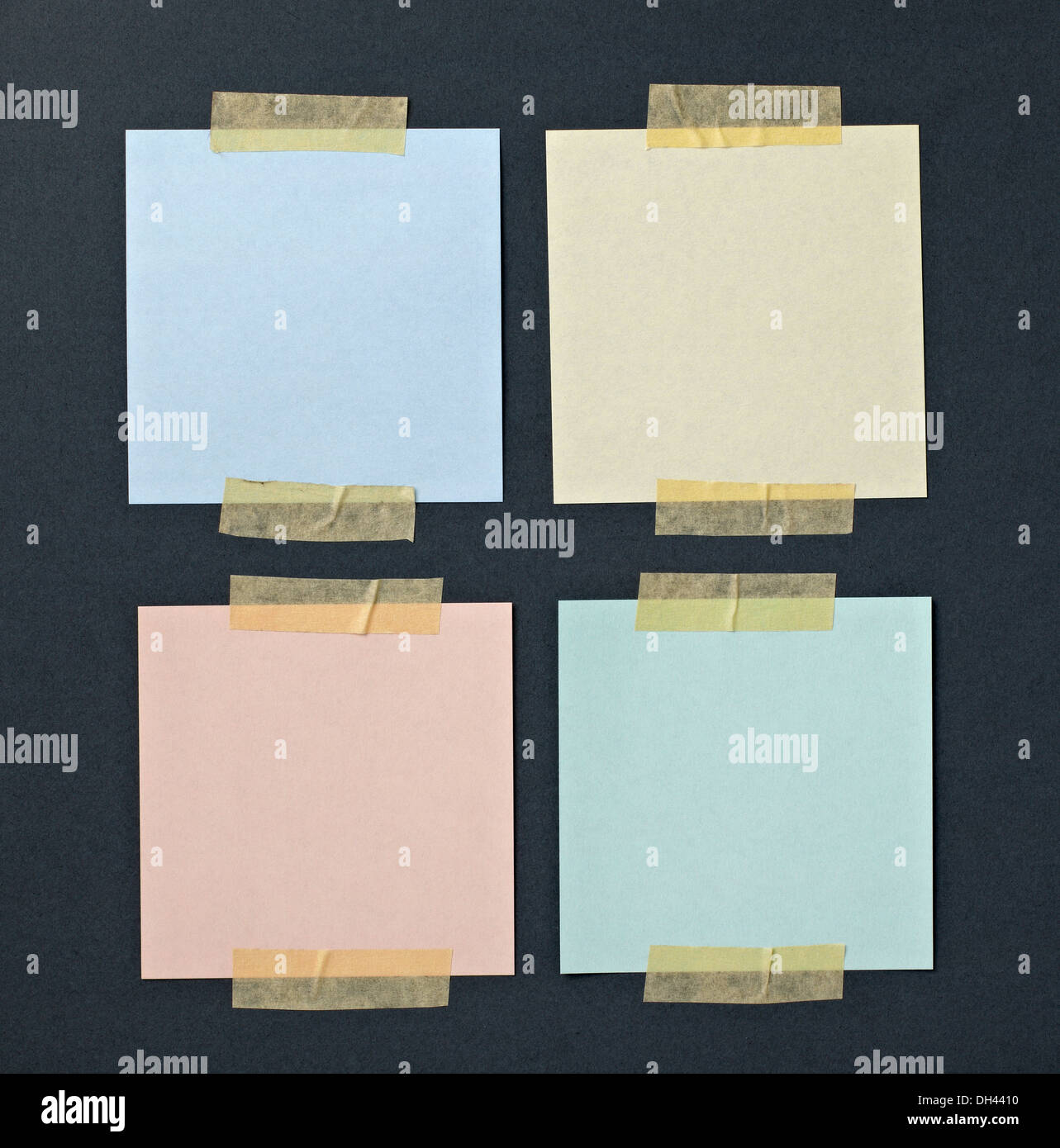 note paper with adhesive tape Stock Photo - Alamy