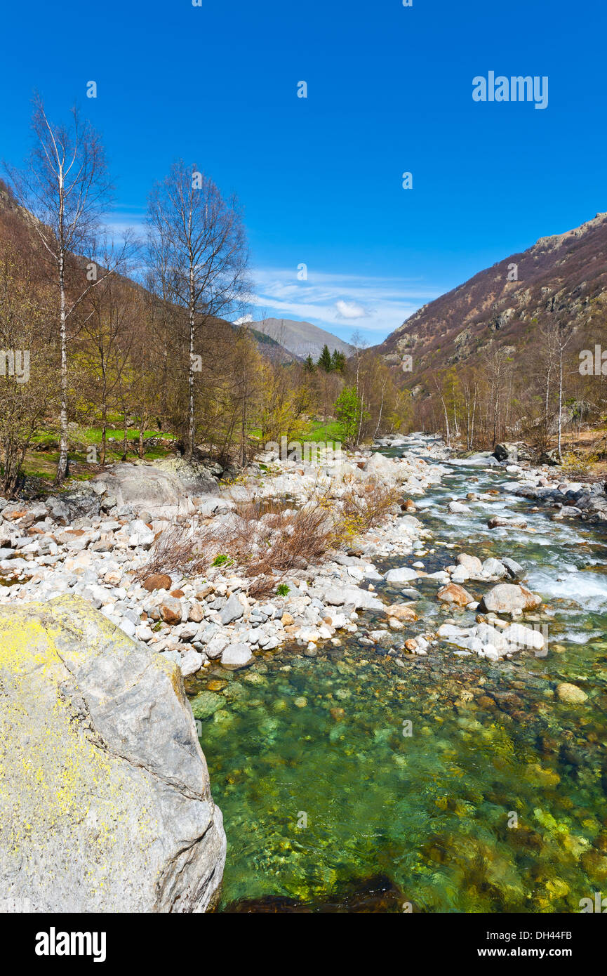 Landscape stream in italian alps hi-res stock photography and images ...