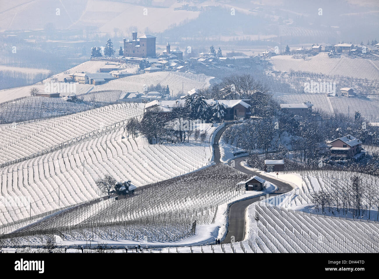 Vineyards in the snow hi-res stock photography and images - Alamy