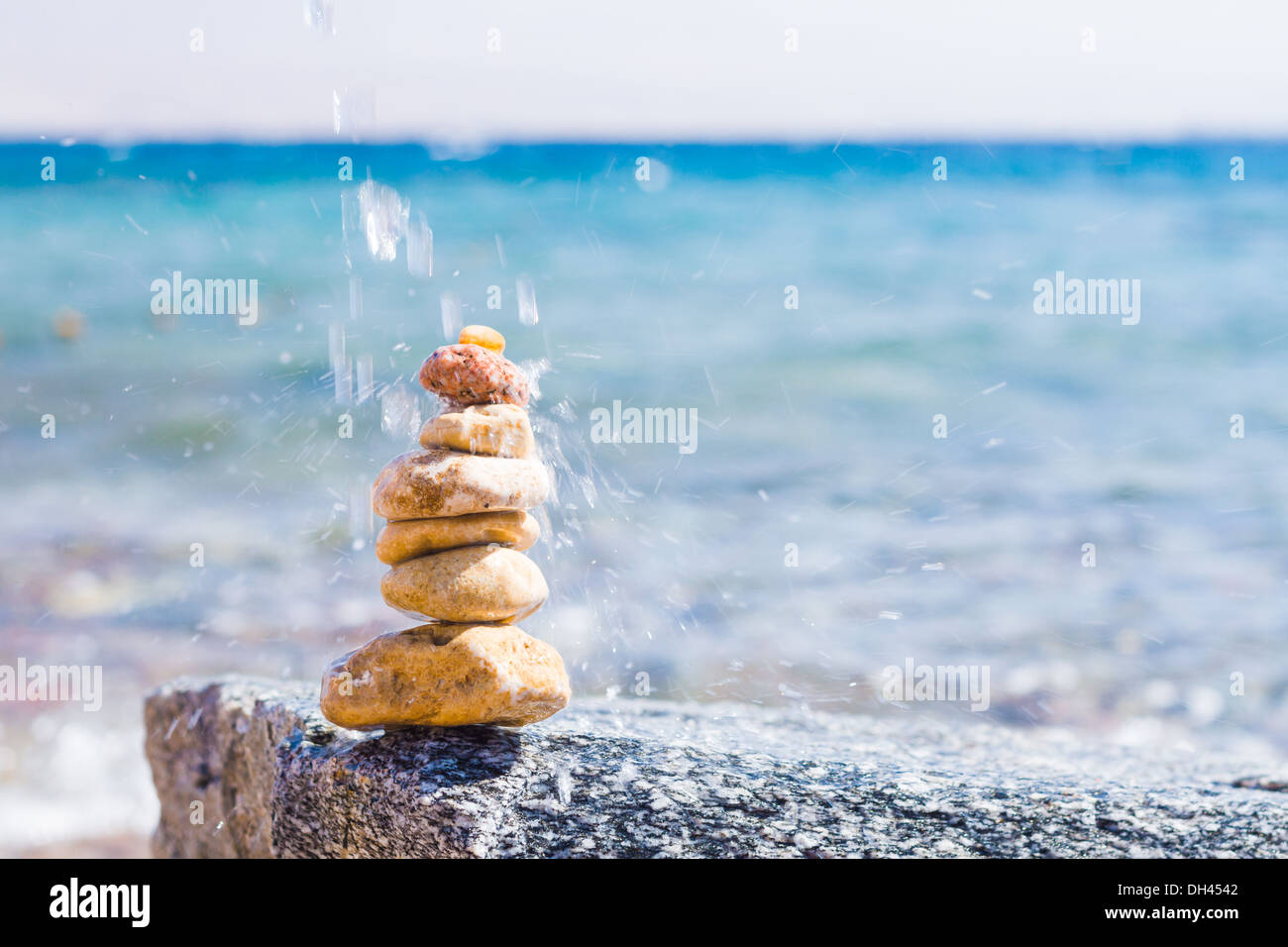 Stones on a beach Stock Photo - Alamy