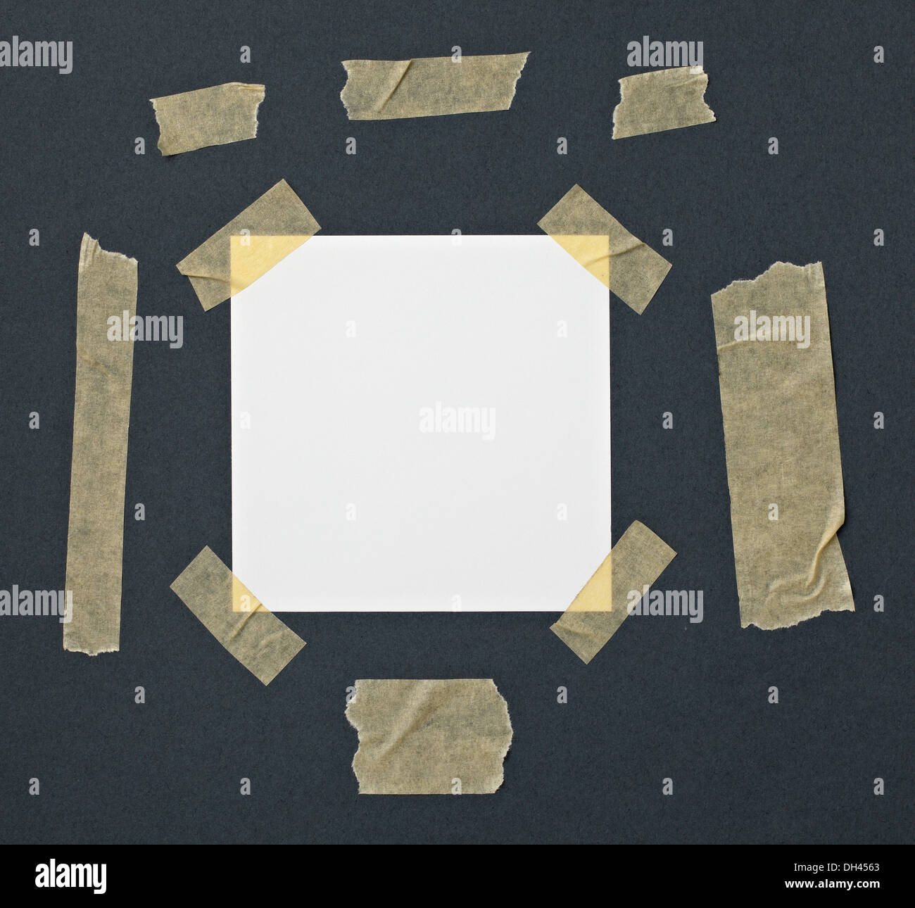 note paper with adhesive tape Stock Photo - Alamy