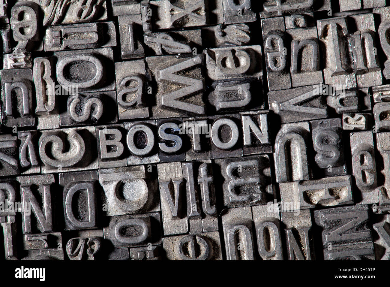 Boston letters hi-res stock photography and images - Alamy