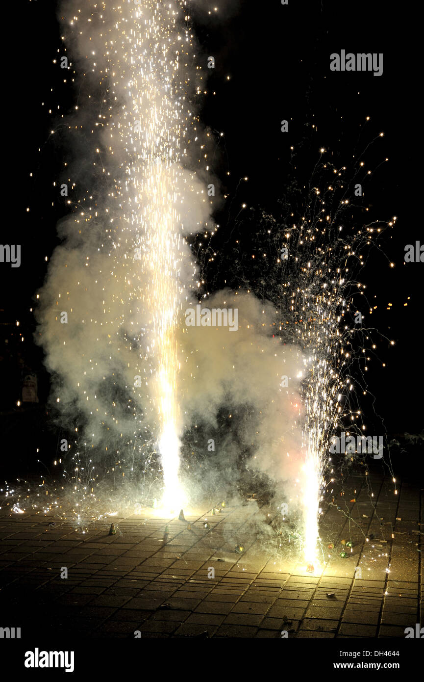 Diwali Crackers Flower Pot