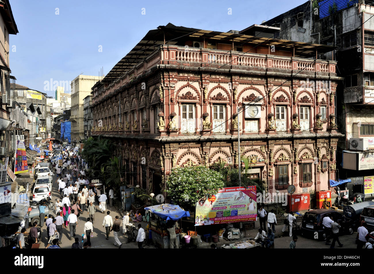 dwarkadhish krishna temple at Vithalwadi Mumbai Maharashtra India Stock ...