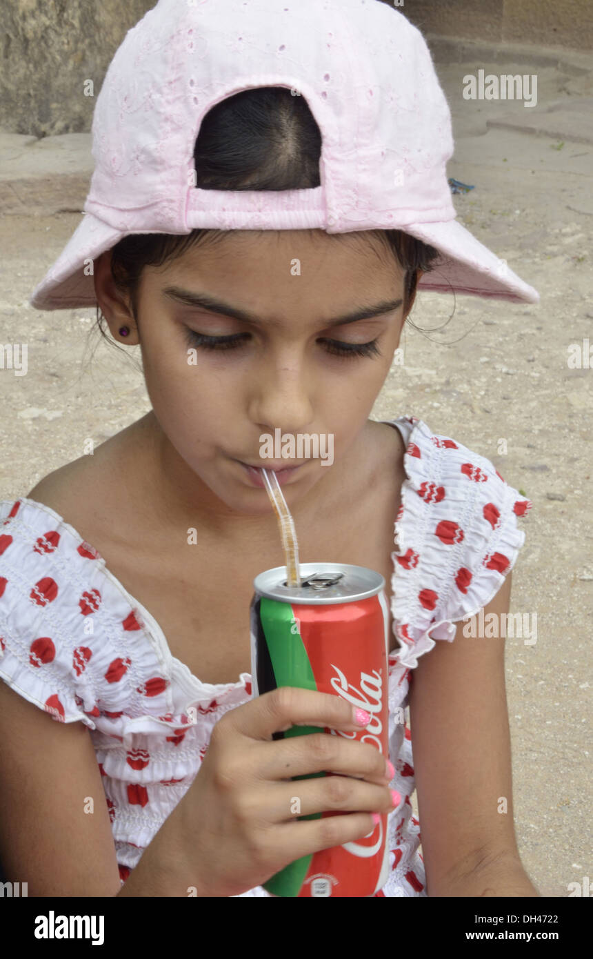Drinking Coca Cola Girl High Resolution Stock Photography and Images ...