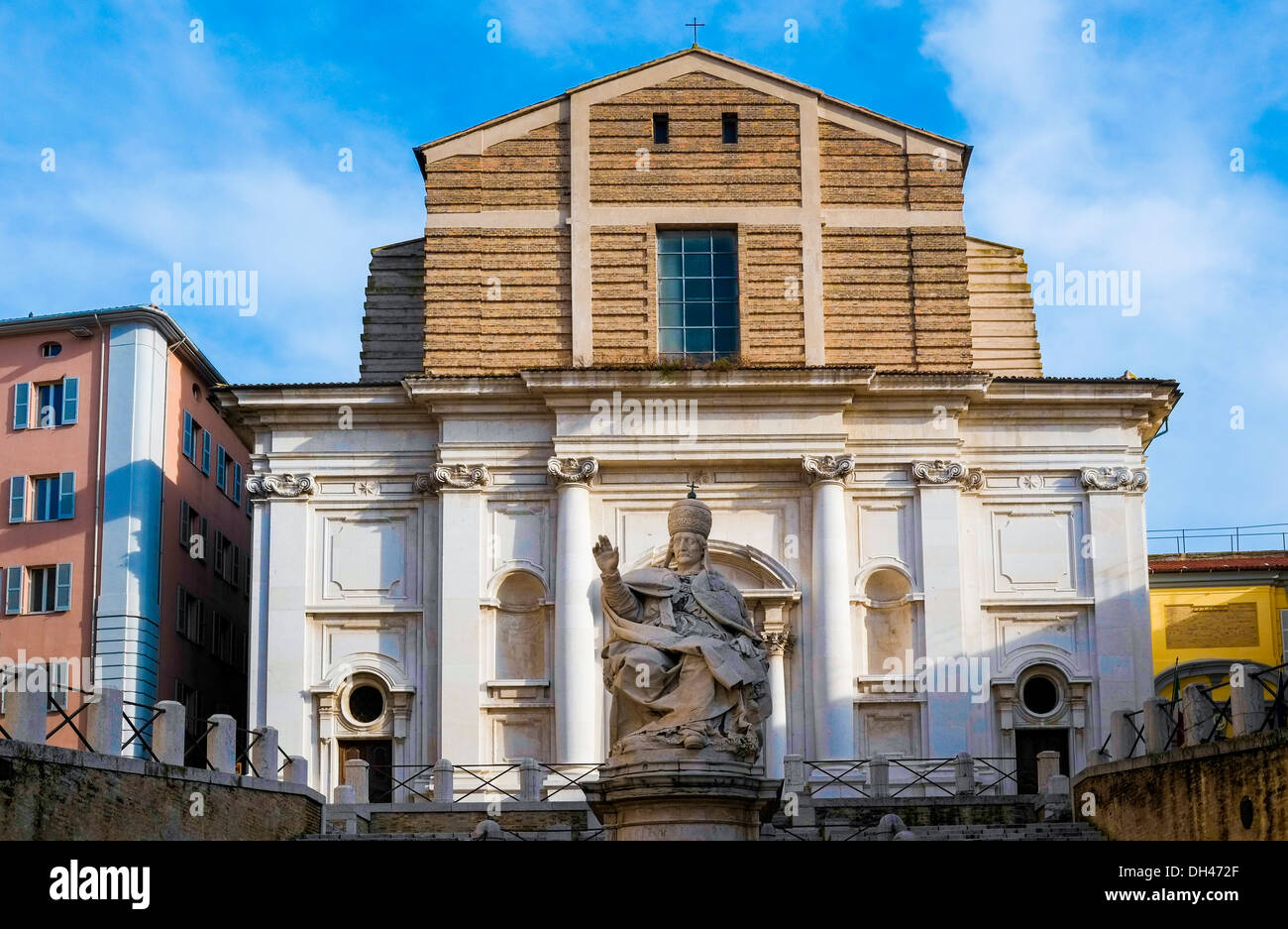 San Domenico church in piazza del Plebiscito, Ancona, Italy Stock Photo ...