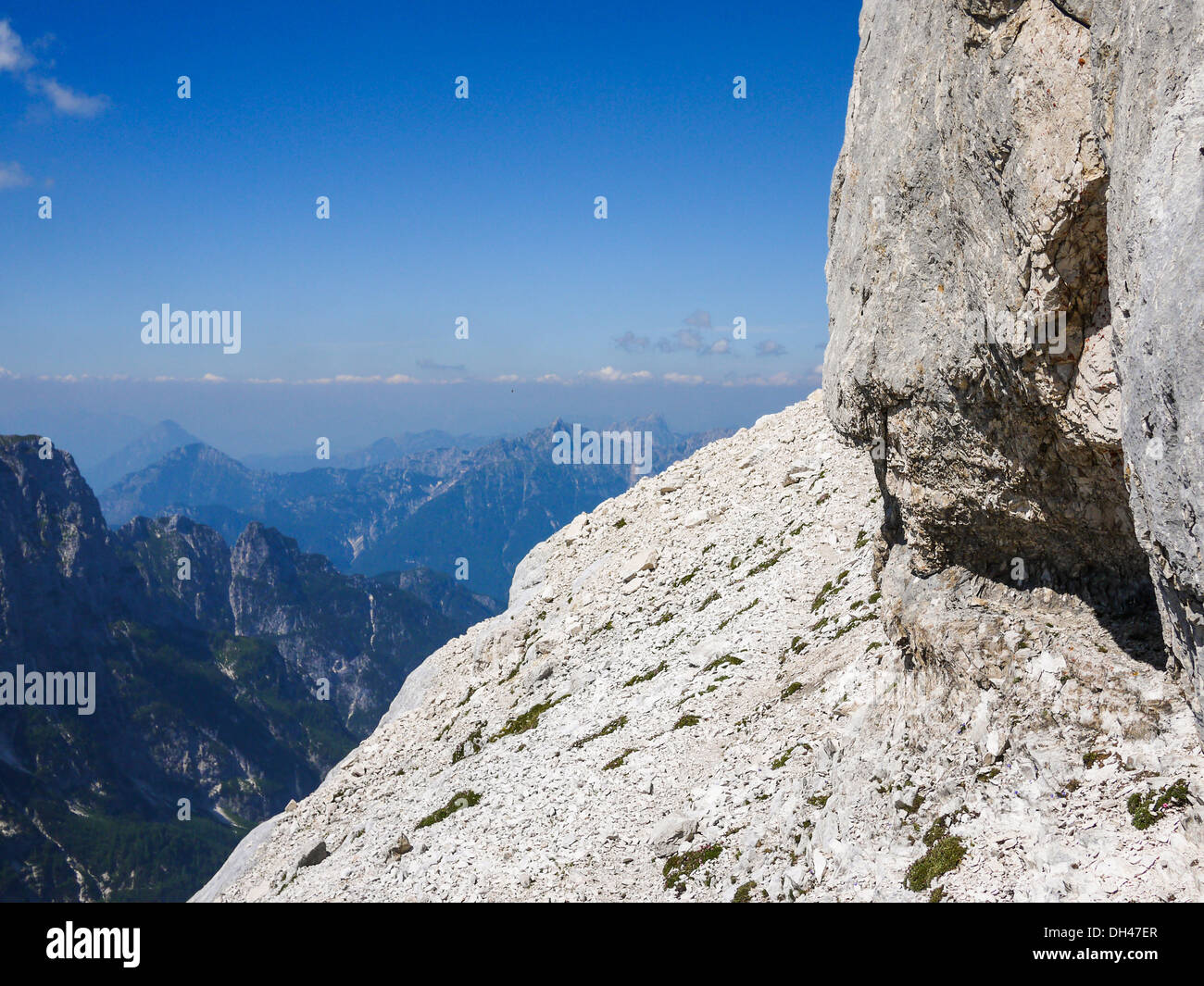 Panorama from Jof di Montasio in Alpi Giulie, Friuli, Italy Stock Photo ...
