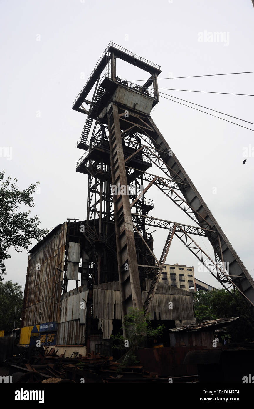 opencast coal mine machine jharkhand India Stock Photo - Alamy