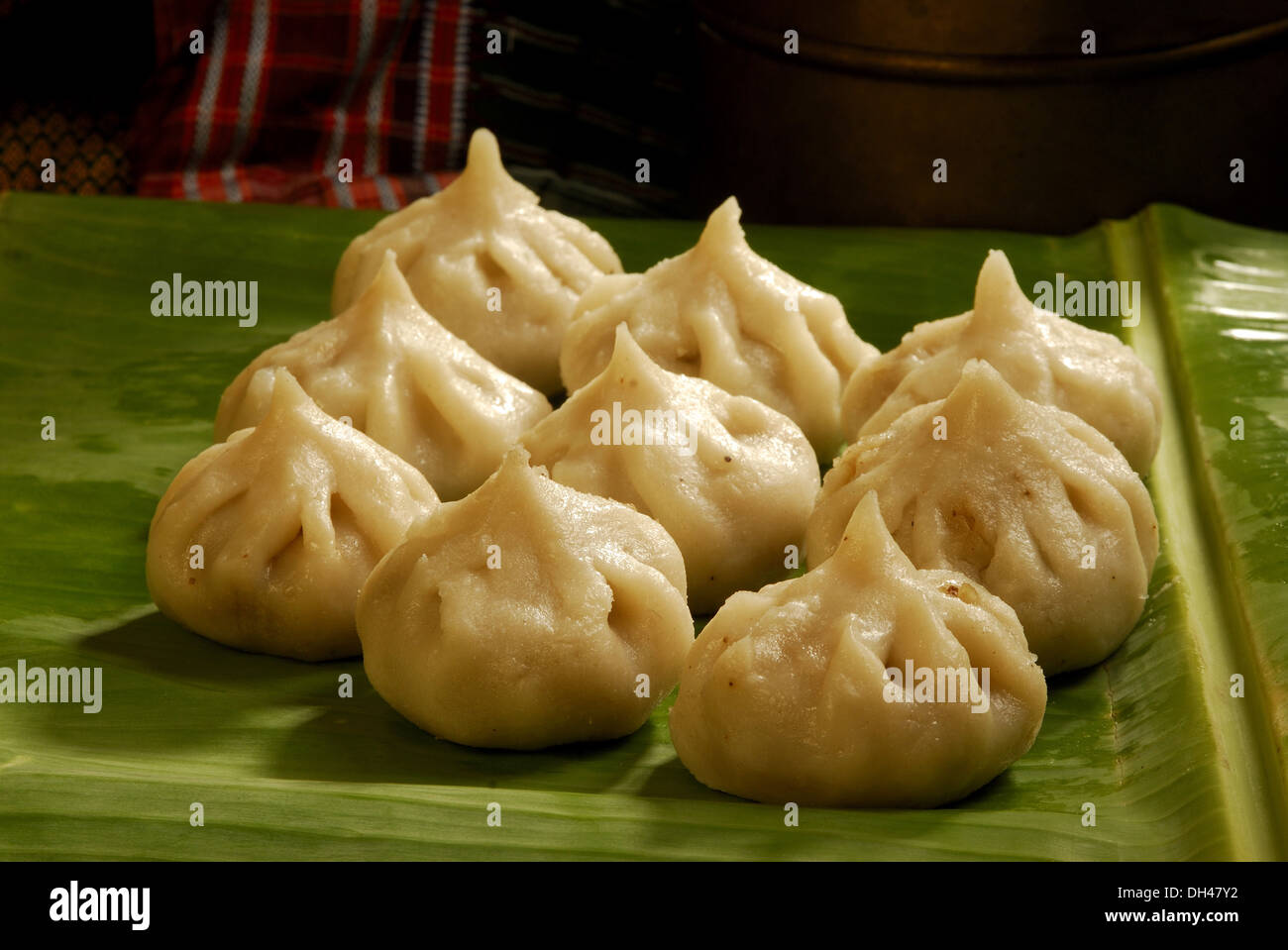 Modak , Indian steamed food dish , konkan maharashtra , india , asia ...