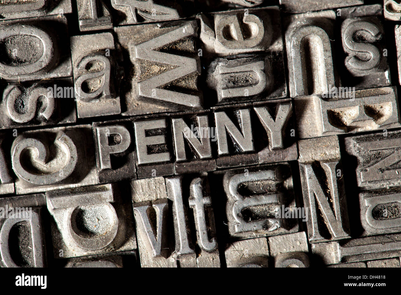 Old pennies hi-res stock photography and images - Alamy