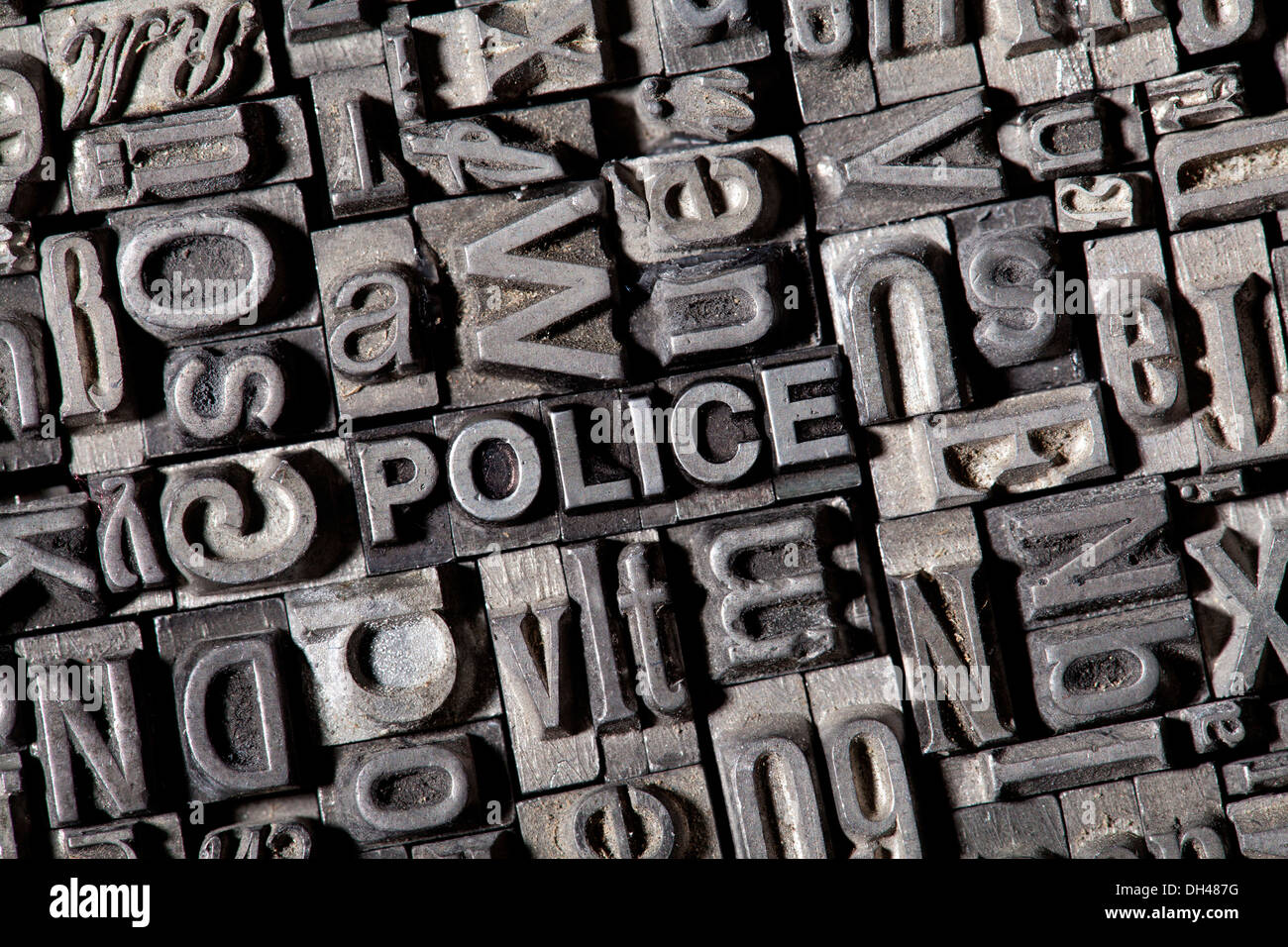 Police word hi-res stock photography and images - Alamy