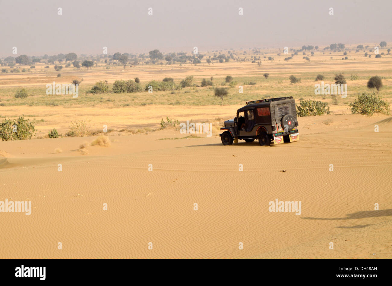 Desert jeep rajasthan hi-res stock photography and images - Alamy